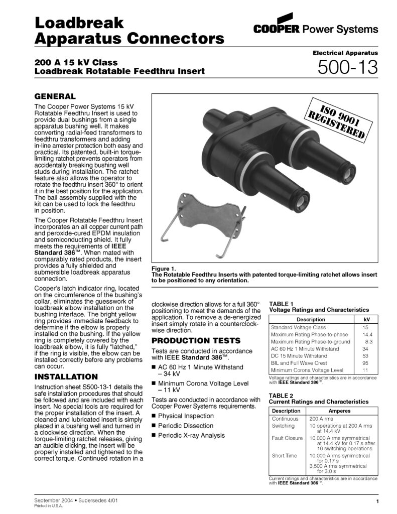 Cooper Power Systems - MVA