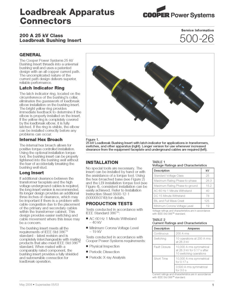 Cooper Power Systems - MVA
